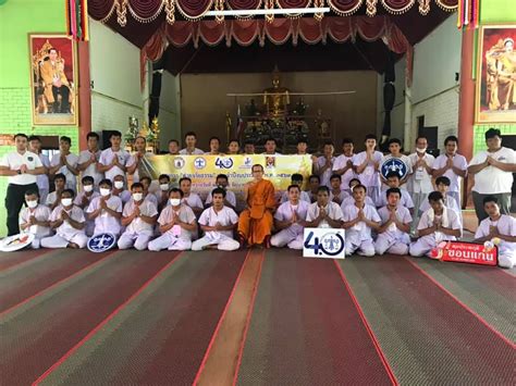 ถ่ายภาพหมู่ร่วมกันเป็นวันสุดท้าย ผู้เข้ารับการอบรมจรินธรรม พร้อม จนท จาก วัดพุทธเกษม รร