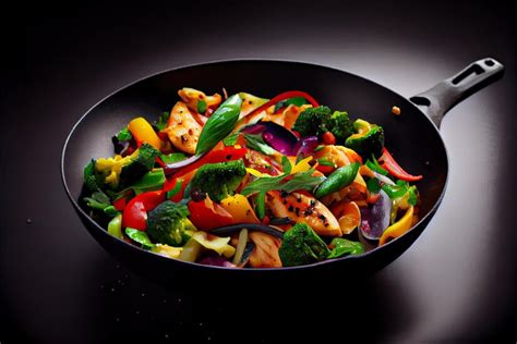Premium Photo Hot And Tasty Wok Stir Fry Vegetables With Chicken Fillet