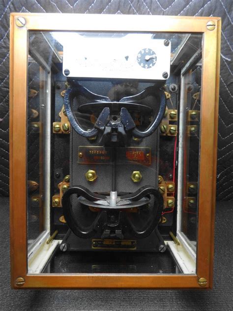 Antique 1916 General Electric Polyphase Meter Ds 7y In Brass Glass C Ineedths