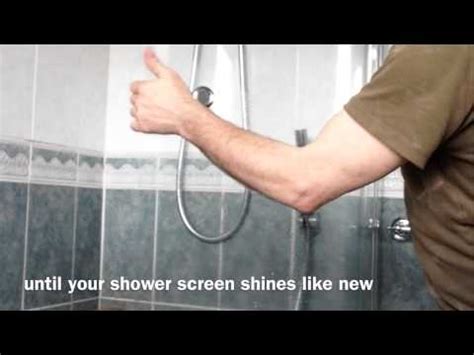 How To Get Rid Of Limescale And Make Your Shower Screen Look Like New YouTube