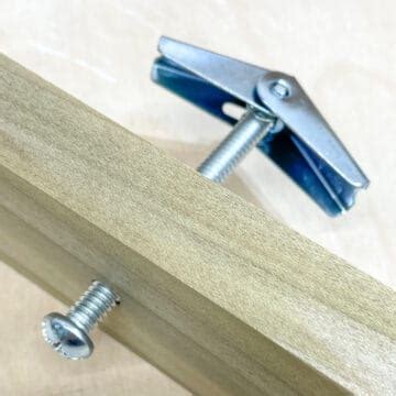 How To Use Toggle Bolts Step By Step The Handyman S Babe