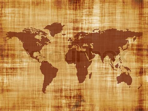 A Map Of The World On Some Really Old Parchment Paper Simply Tweak The Hue And Saturation For A