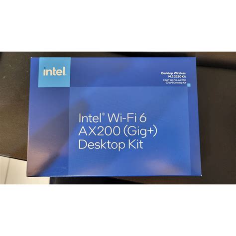 全新 未拆封 Intel Wi Fi 6 Gig 桌上型套件ax20022302x2 Axbtvpro® 蝦皮購物