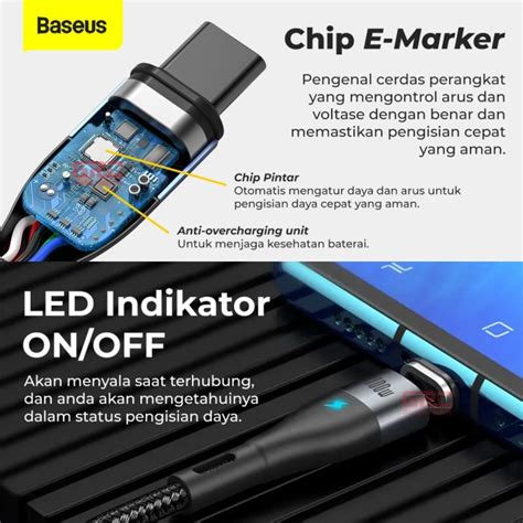 Baesus Magnetic Cable 30w Price In Bangladesh