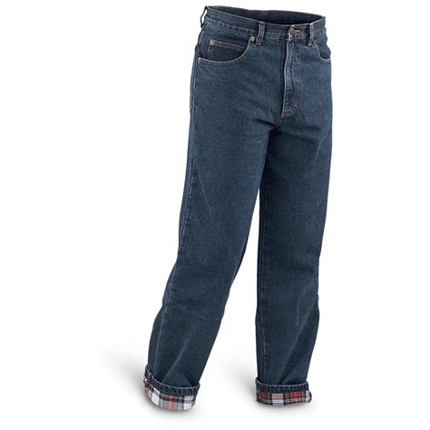 29 Inseam Guide Gear® Flannel Lined Denim Jeans 119383 Jeans