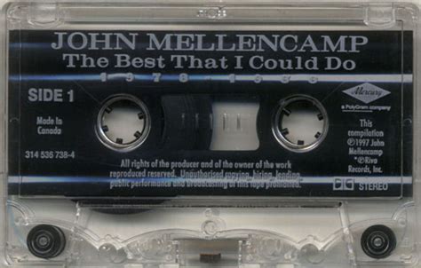The Best That I Could Do 1978 1988 By John Cougar Mellencamp 1997
