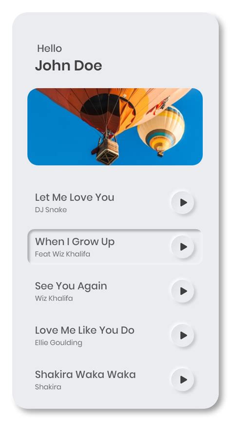 Music App Neomorphism Soft Ui Behance