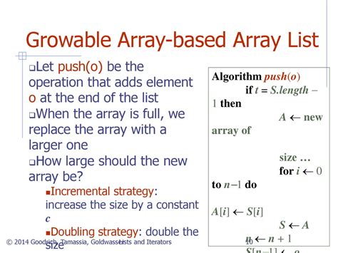 Lists and Iterators 3/9/15 Presentation for use with the textbook Data Structures and Algorithms ...