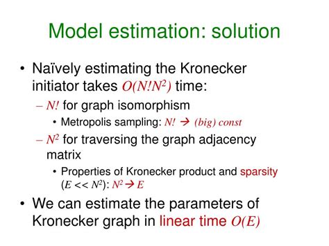 Ppt Modeling Real Graphs Using Kronecker Multiplication Powerpoint