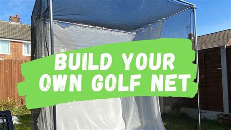 How To Build A Diy Golf Net Youtube