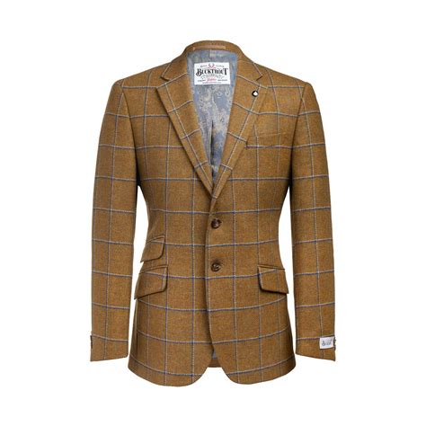 Мужской твидовый пиджак Harris Tweed в ёлочку купить в Москве | Цена в СПб