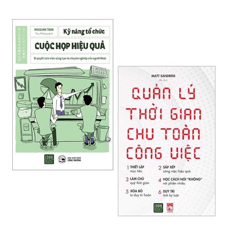 Combo 2 Cuốn Sách Kỹ Năng Làm Việc Hiệu Quả Kỹ Năng Tổ Chức Cuộc Họp
