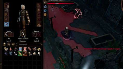 baldur s gate 3 can t have disadvantage against target error fix