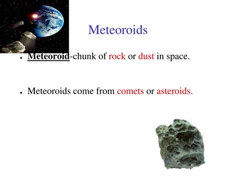 PPT Comets Asteroids And Meteors OH MY PowerPoint Presentation