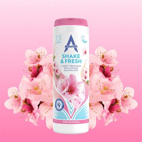 Astonish Shake And Fresh Pudra Parfumata Pt Covoare Pink Blossom 400g
