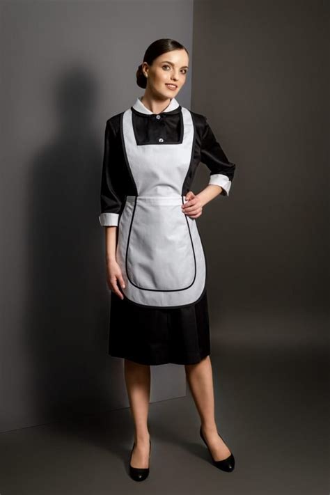 Ivana Black Waitress Outfit Maid Outfit Housekeeping Dress French