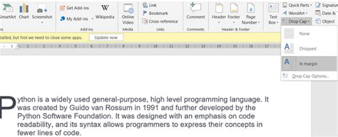 Agregar una letra mayúscula en MS Word Acervo Lima