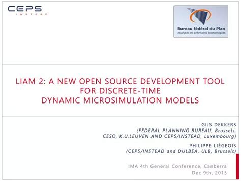 ppt liam 2 a new open source development tool for discrete time