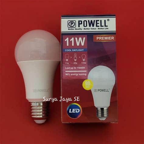 Jual Lampu LED 11 Watt Powell Premier Cahaya Putih Shopee Indonesia