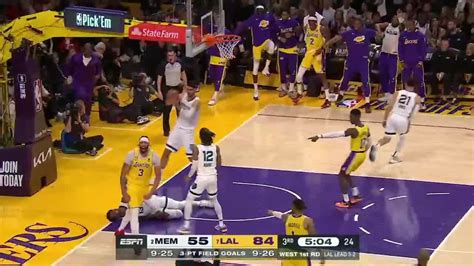 Highlight Anthony Davis Leaps For The Alley Oop And Mashes The Jam