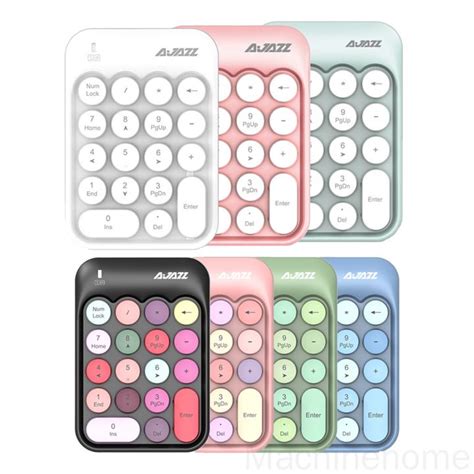 Mc Ajazz Ak18 24g Mini Wireless Number Pad Laptops Portable Numeric