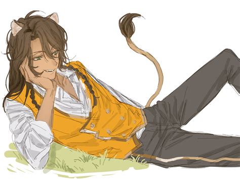 Leona Kingscholar Twisted Wonderland Drawn By User Mzeg Danbooru