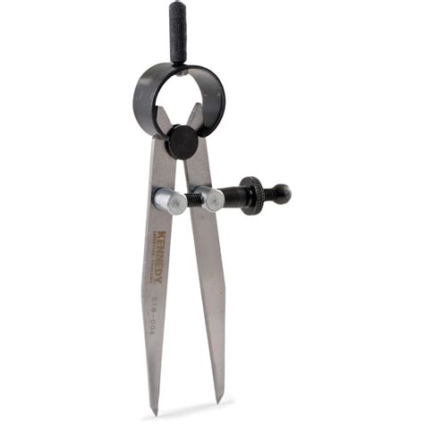 Kennedy 4 Spring Type Dividers Solid Nut 100mm Ken5180040k Techno Tools And Equipment