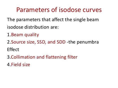 Isodose Curves Radiation Oncology
