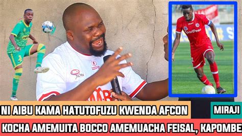 MIRAJI AMKINGIA KIFUA KOCHA WA TIMU YA TAIFA TUSIPOFUZE AFCON
