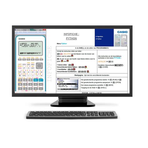 Emulator Graph 35 E II Rekenmachine Emulator CASIO Education BE CASIO Education BE NL