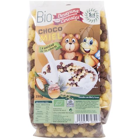 Comprar Solnatural Bolitas Choco Miel Cereales Bio 250g A Precio De Oferta