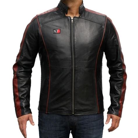 Mass Effect 3 N7 Leather Jacket American Leather Jacket