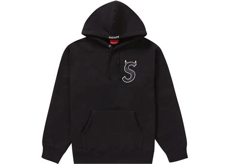 Supreme S Logo Hooded Sweatshirt Fw22 Black 男装 Fw22 Cn