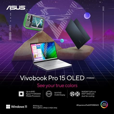 Jual Asus Vivobook Pro 15 Oled M3500qc Oled955 956 Shopee Indonesia