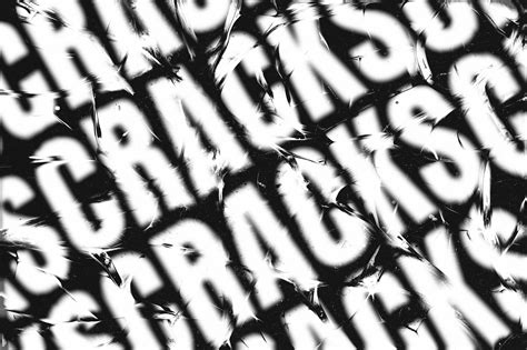 Cracked Ice Text Effect Design Cuts
