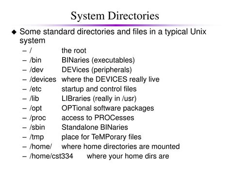 Ppt Chapter 3 The Unix Filesystem Powerpoint Presentation Free Download Id5585061