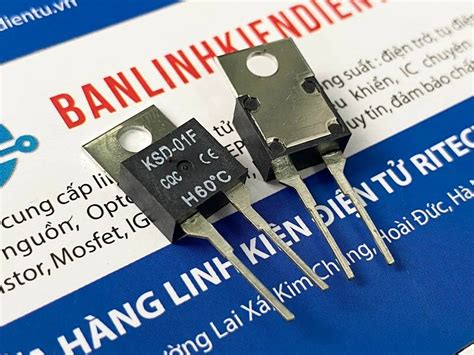 IC điều khiển nhiệt độ KSD-01F H60 độ thường mở