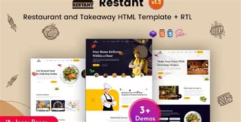 Vizo Food Restaurant Cafe HTML Template EnvyTheme
