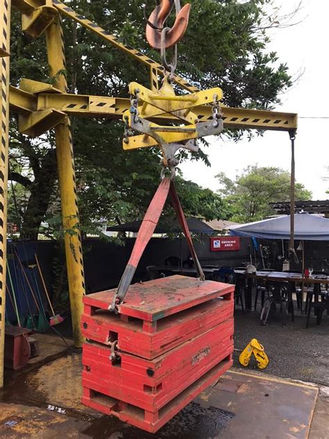 3000kgs Proof Load Testing On Spreader Bar For Bulk Container We Use