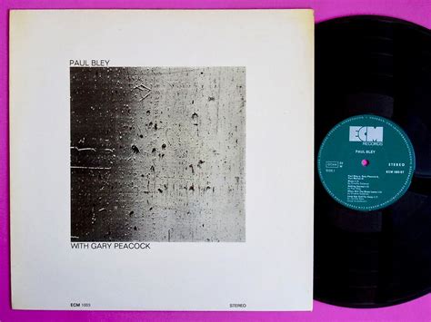 Paul Bley With Gary Peacock New Jazz Things