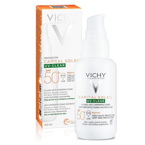 Vichy Capital Solei Uv Clear 50 40ml Farmacia Dermatológica Cruz Rosa Cuidado De La Piel