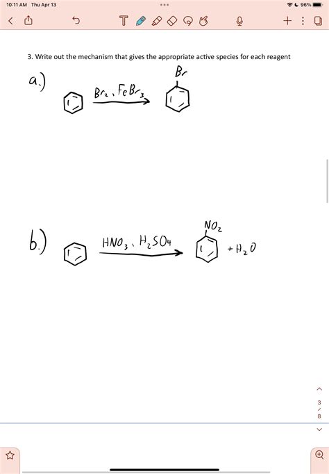 Solved Write Out The Mechanism That Gives The Appropriate Chegg Com