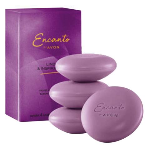 Caixa De Sabonete Cremoso Encanto Avon 4x80g Shopee Brasil