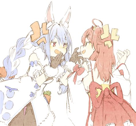 The Big Imageboard Tbib 2girls Abara Heiki Ahoge Anger Vein Animal