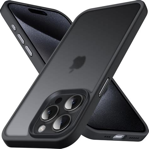 Amazon Com Anqrp Designed For Iphone Pro Translucent Matte Case With Aluminium Alloy Buttons