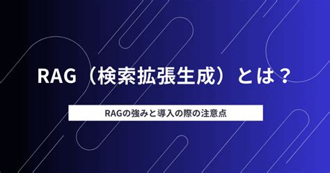 Rag（検索拡張生成）とは？ragの強みと導入の際の注意点 株式会社profab