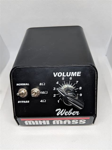 Weber Mini Mass Attenuator 2005 Black Reverb
