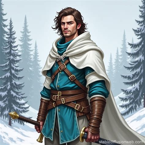Dnd Character Design Male Human Warrior Without Armor Prompts Stable