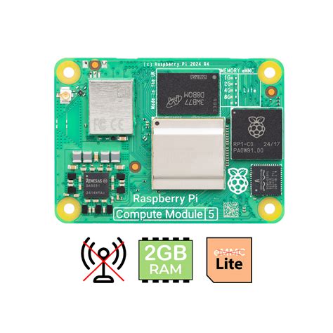 Raspberry Pi Cm5 Without Wireless Pick Ram And Emmc