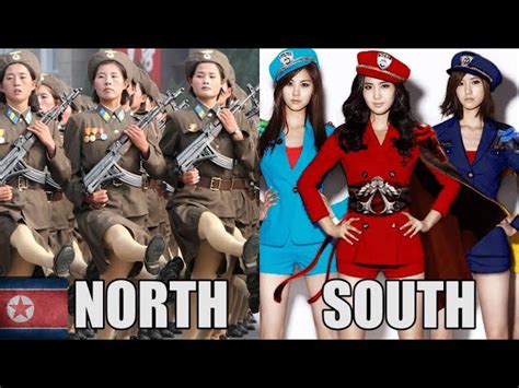 South Korean Girls Vs North Korean Girls
